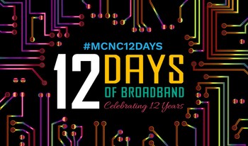 Celebrate 12 Years of MCNC's 12 Days of Broadband - MCNC